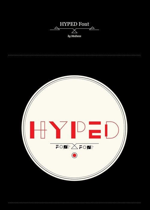 Hyped Font - UpFonts