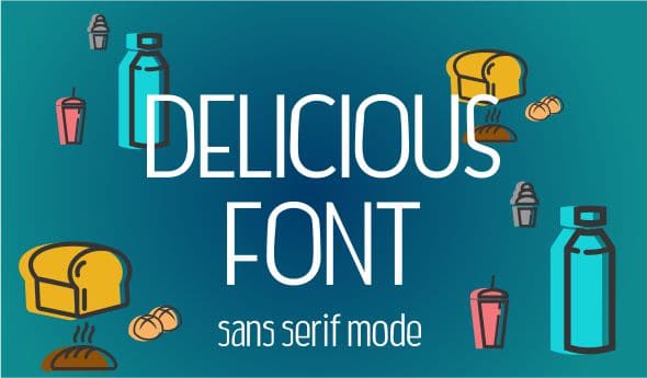 Delicious Sans Serif Font - UpFonts