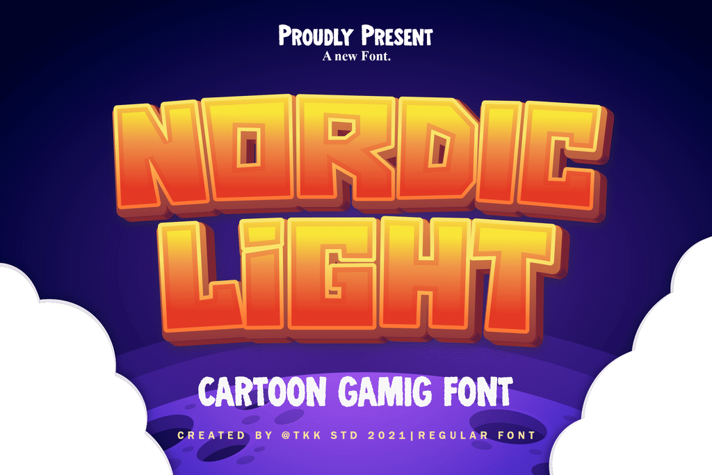 Nordic Light Font - UpFonts