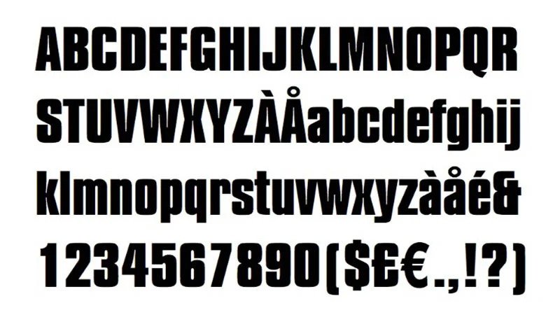 Knockout Font - Straight Outta Compton Font - UpFonts