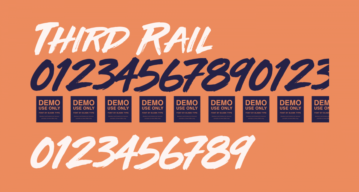 Third Rail Font - Upfonts