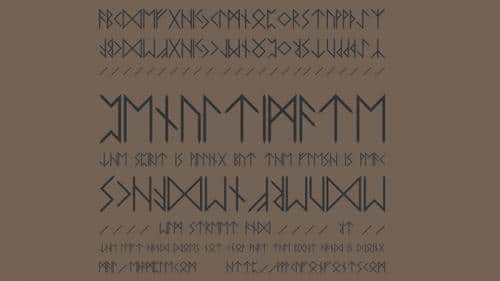 Elder Futhark Font - UpFonts