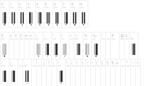 Idautomation Hc39m Font - UpFonts